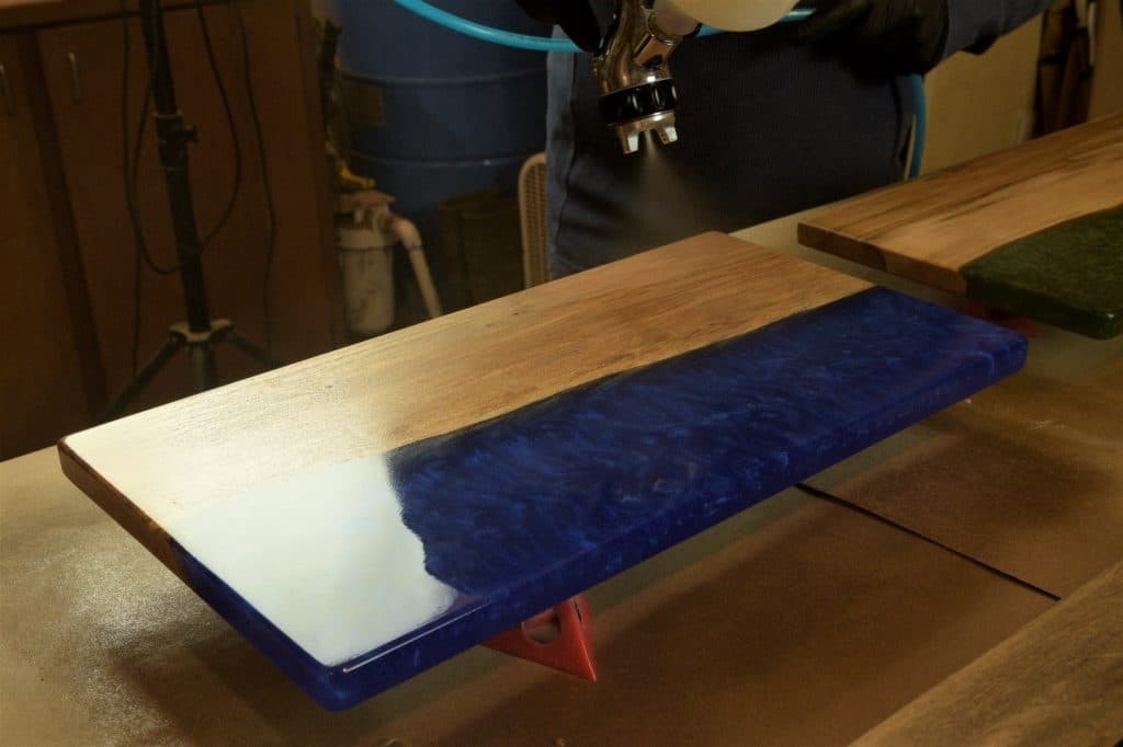 Fuji Spray Systems | Spraying Epoxy River Boards