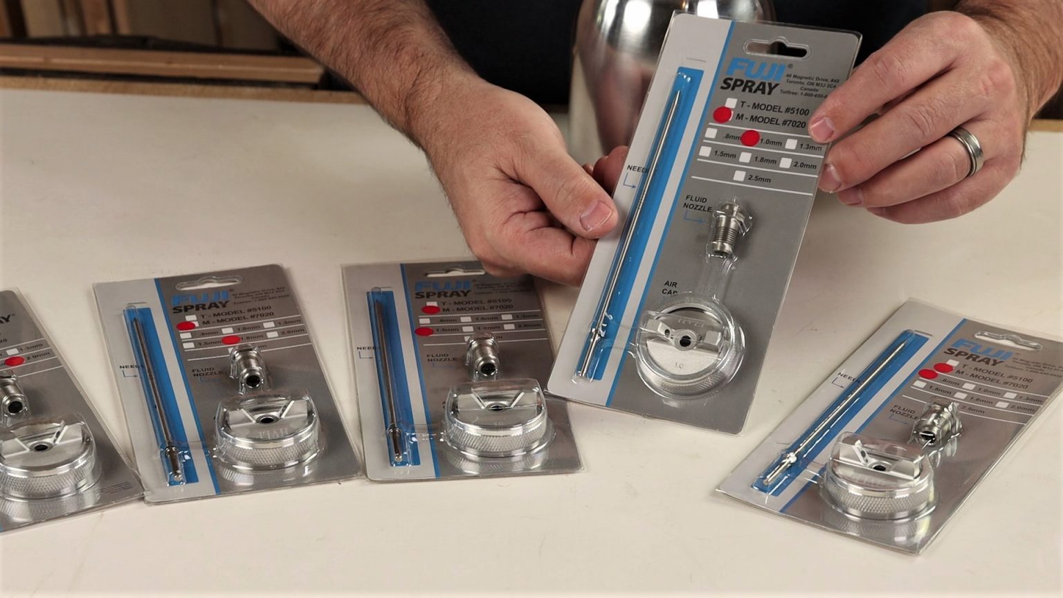 Choosing HVLP Air Caps and Accessories - Fuji Spray Systems